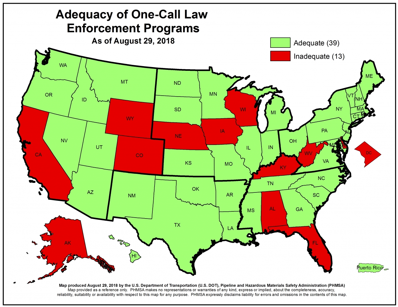 Determinations of Adequacy | PHMSA